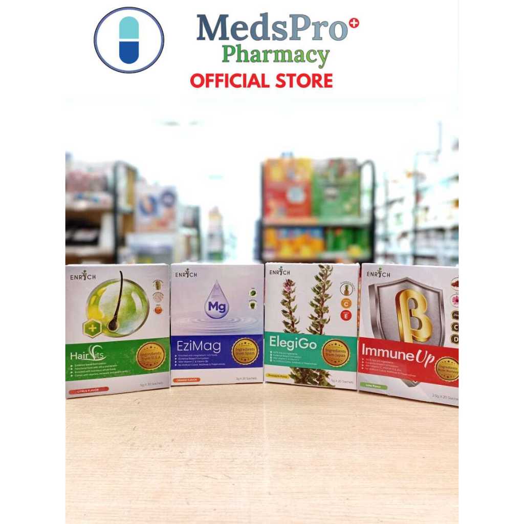 ENRICH HAIR VITS 5GX15'S/IMMUNE UP 2.5GX20'S/EZIMAG 3GX20'S/ELEGI GO 5GX20'S (BOX) | Shopee Malaysia