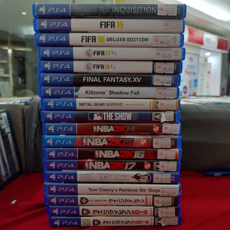 PS4 USED Game Various RM40 Titles (Pre-Owned) | Shopee Malaysia