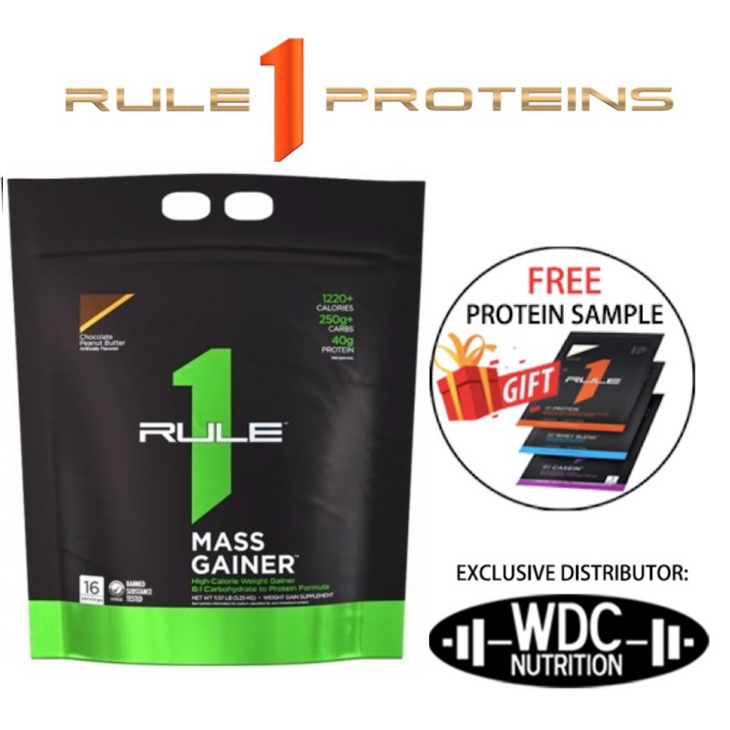 Rule 1 MASS GAINER (11lbs) -penambah berat whey protein Mass Gainer ...