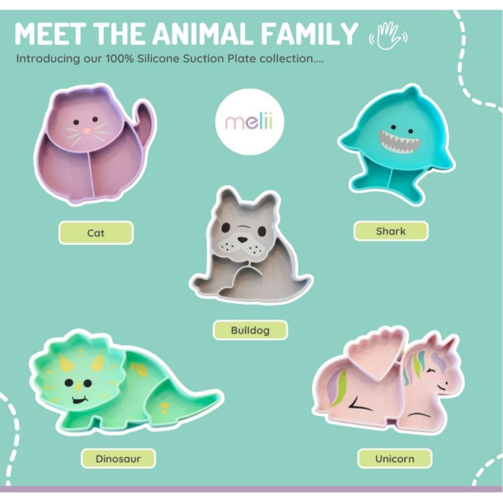 Melii Baby Silicone Suction Plate 6m+ (1pc) | Shopee Malaysia