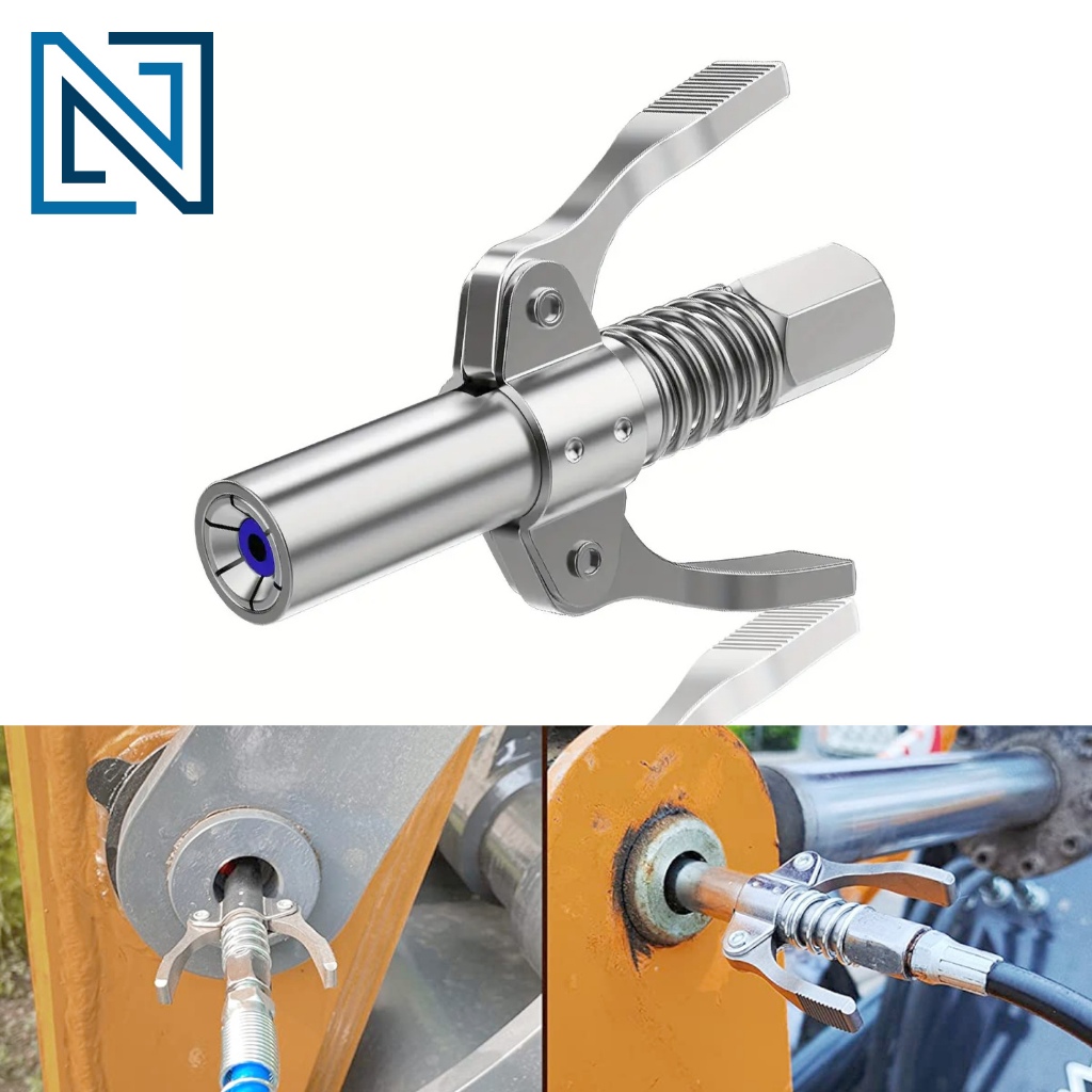 10000psi Heavy Duty Double Handle Quick Self Locking Grease Coupler ...