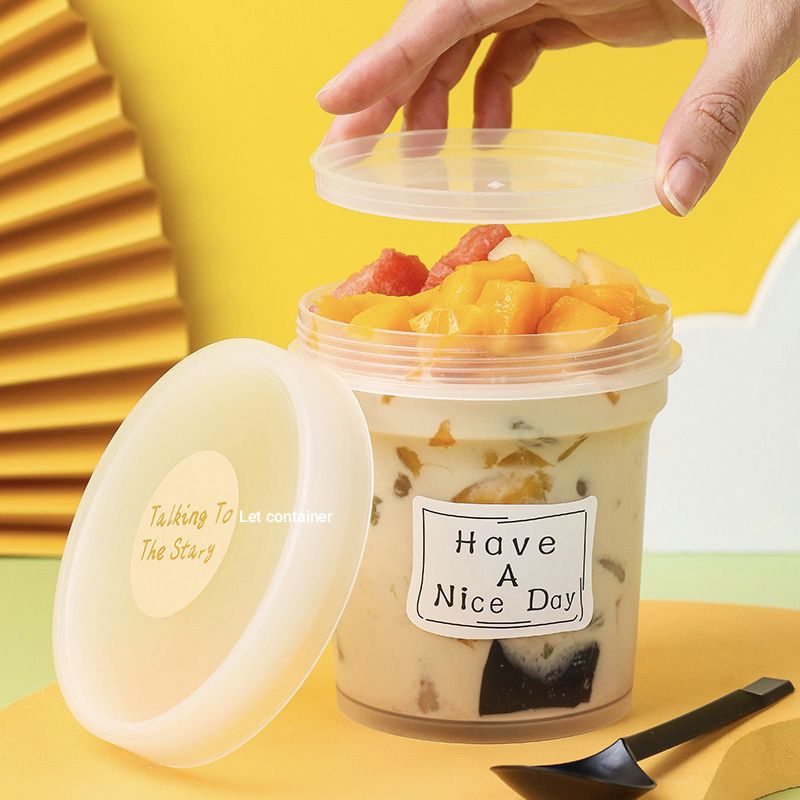 FLOWSY Balang Kedap Udara Bekas Cheesekut Bekas Kek / dadih/Puding Comel/Cake Box | Shopee Malaysia