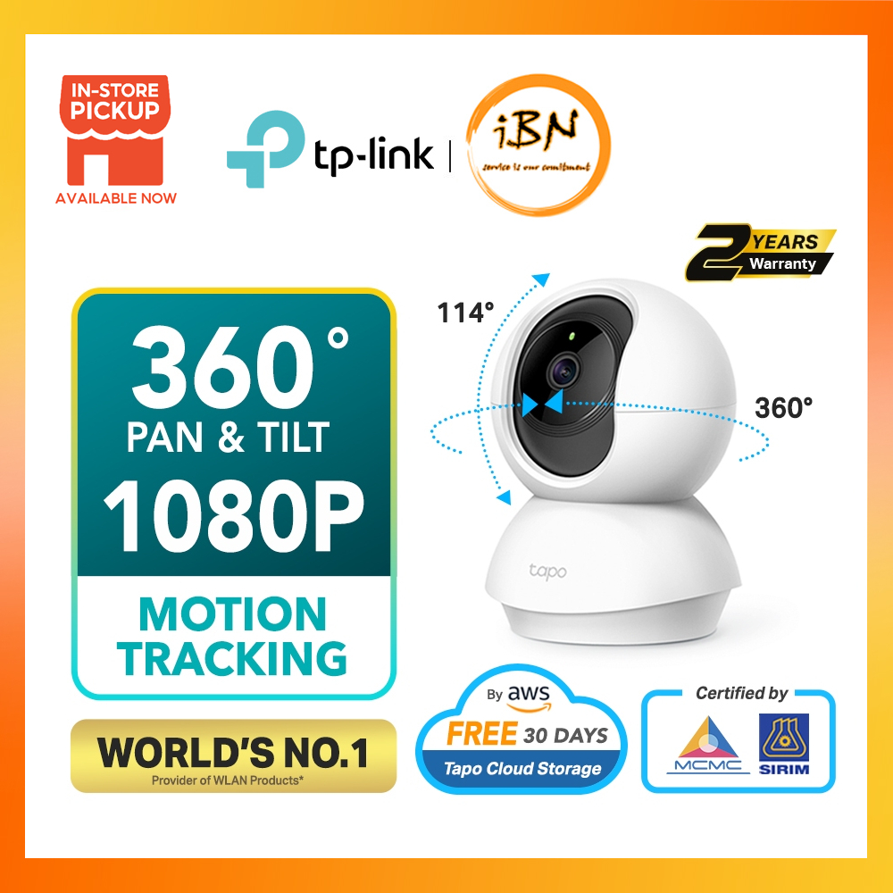 【🔥SIRIM🔥】TP-Link Tapo TC70 [ C200 ] WiFi CCTV IP Home Security Camera ...