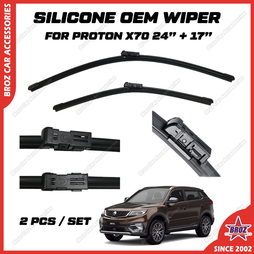 For Proton X70 Soft Silicone OEM Wiper High Grade Windscreen Blade ...