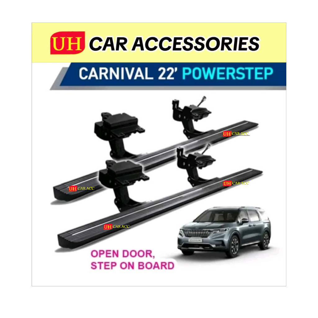KIA CARNIVAL KA4 ALUMINUM ALLOY POWER SIDE STEPS RETRACTABLE RUNNING ...