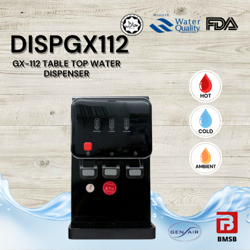 GX-112 TABLE/TOP WATER DISPENSER COMPRESSOR WITH GEN AIR REFILL ...