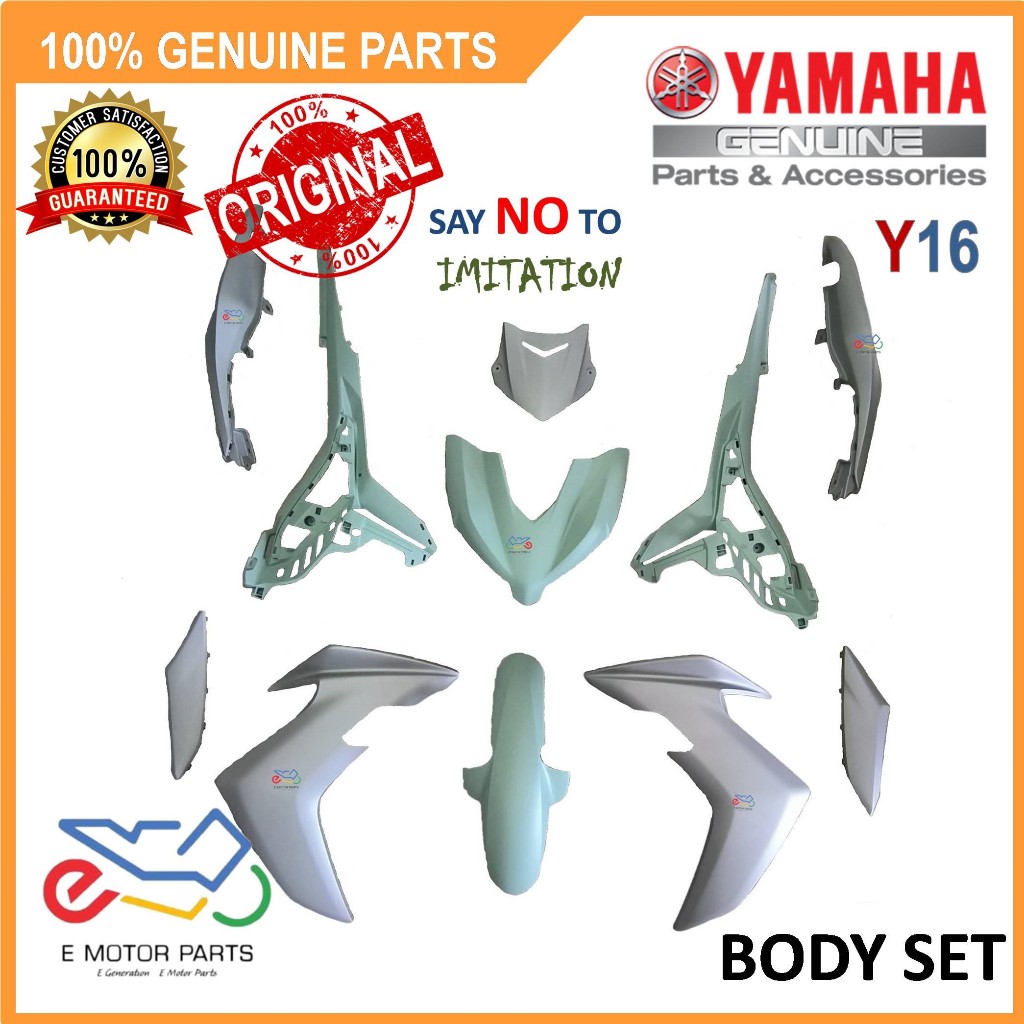 Y16 V2(ABS) BODY SET BSM [100% ORIGINAL YAMAHA] | Shopee Malaysia
