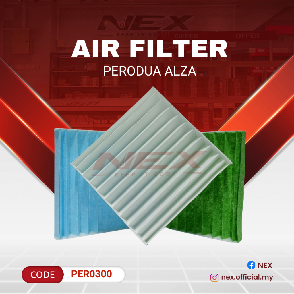 AIRCOND CABIN AIR FILTER PERODUA ALZA/BEZZA/AXIA/ MYVI LAGIBEST (2011 ...