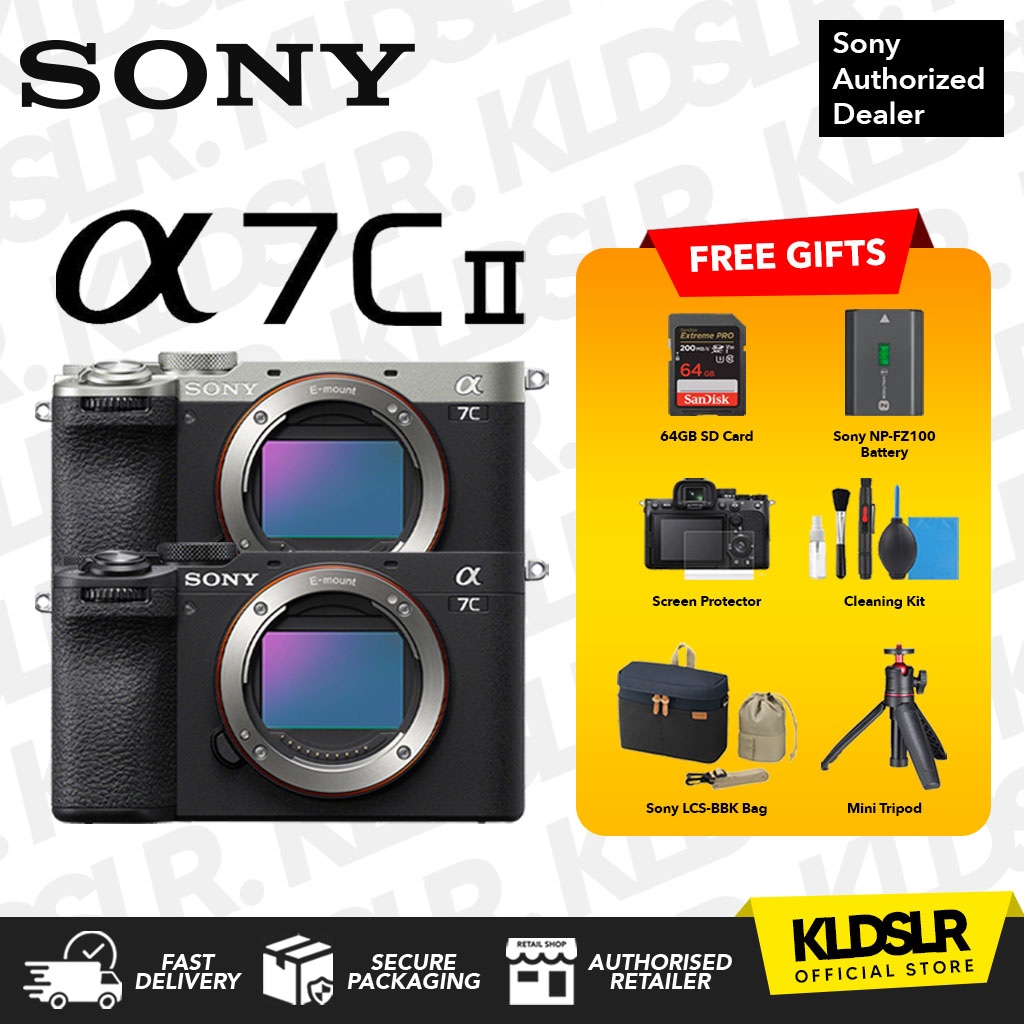(READY STOCK) Sony a7C II / a7CII / a7C Mark II Mirrorless Camera Body ...