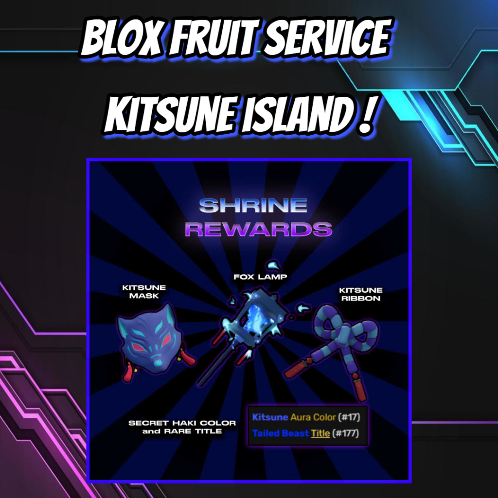 Blox Fruit Serivce Kitsune island | Shopee Malaysia