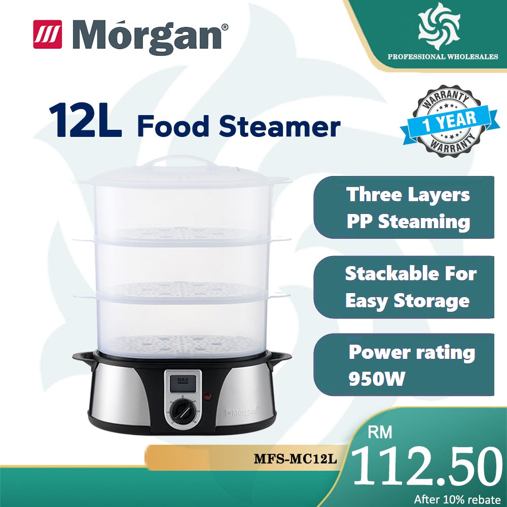 【LOWEST PRICE】Morgan Food Steamer MFS-29 (28L) / MORGAN Food Steamer ...