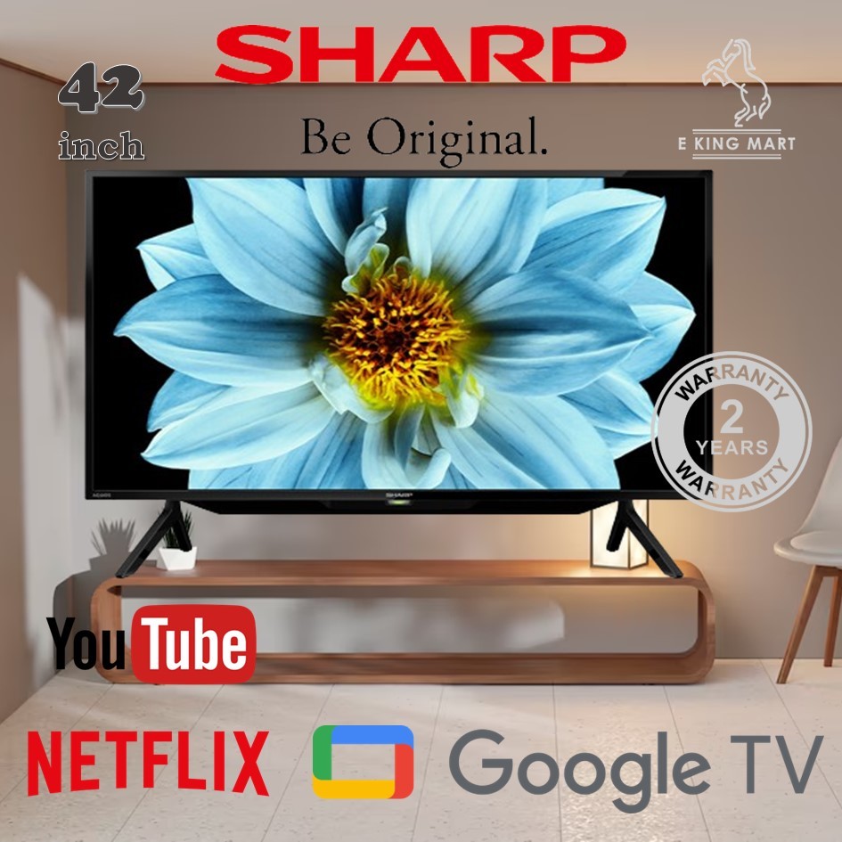 Sharp 43" GOOGLE LED TV 2TC43GH3000X/ 2TC42EG1X 42 Inch AQUOS Full HD Google TV Smart TV LED ...