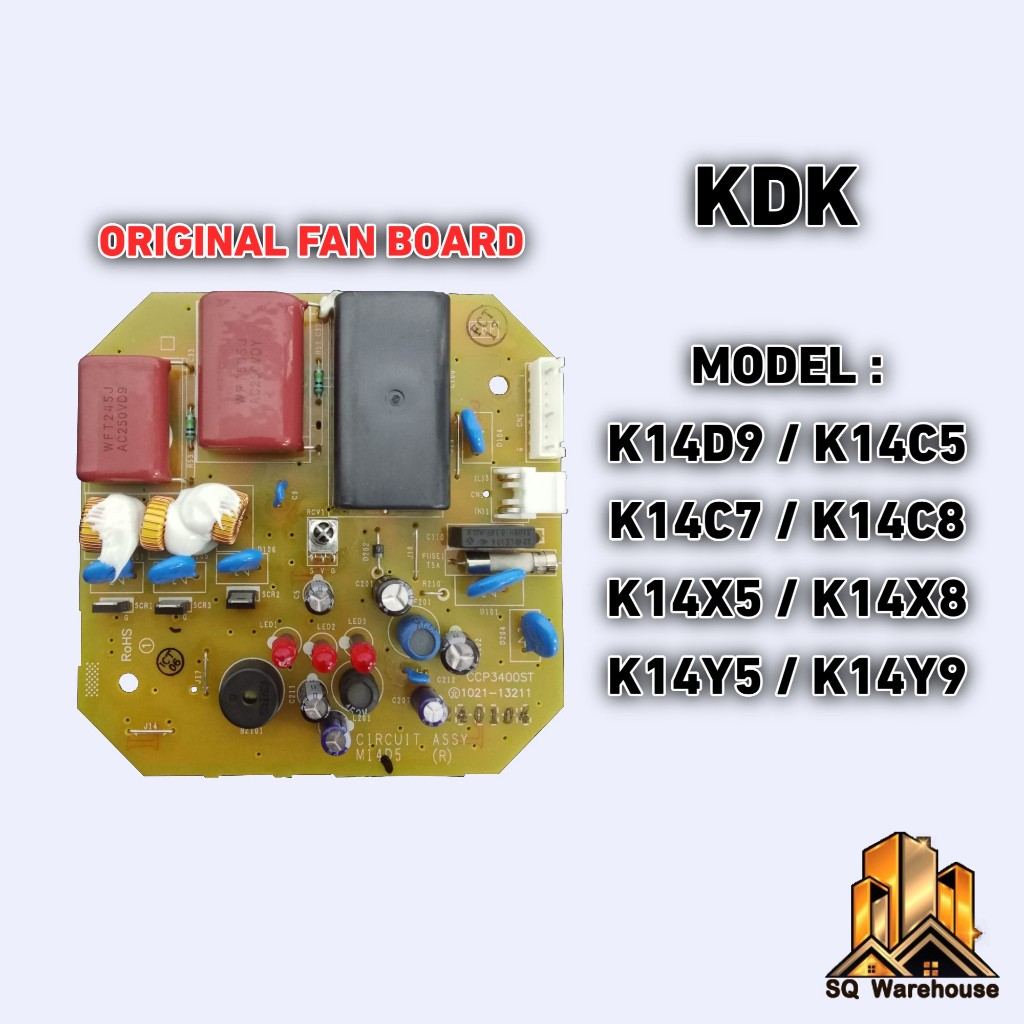 Alat Ganti Kipas Siling = ORIGINAL KDK CEILING FAN PCB BOARD K14D9 ...