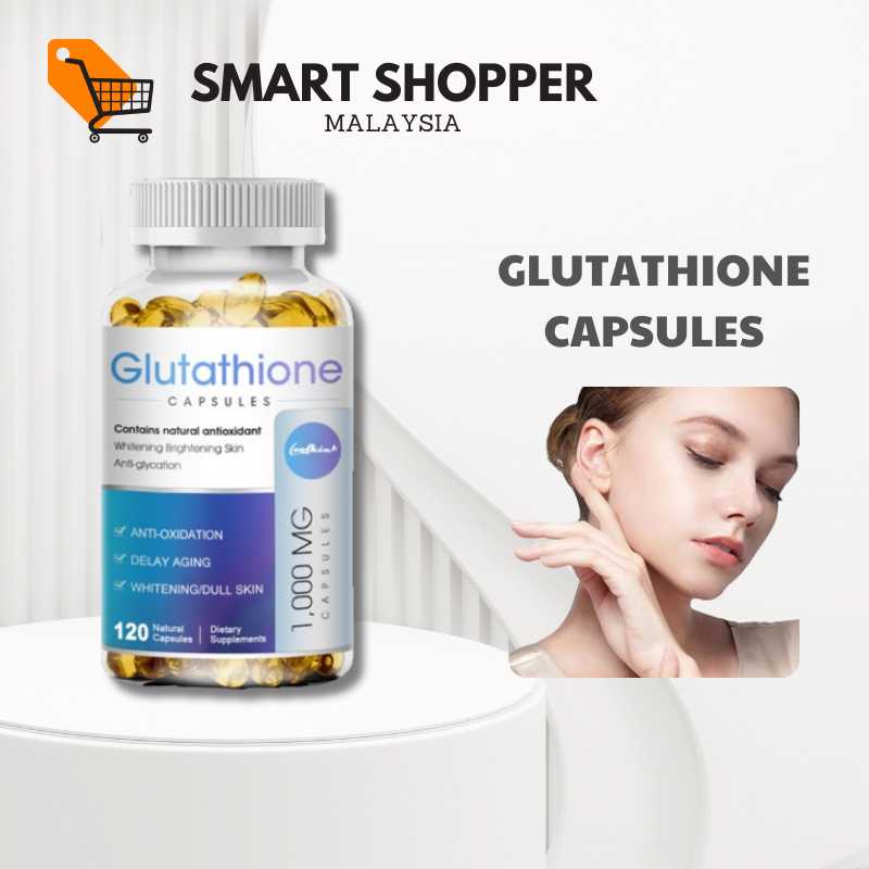 (120pcs) Glutathione Capsules 1000mg Natural Anti-Aging Supplement Skin ...