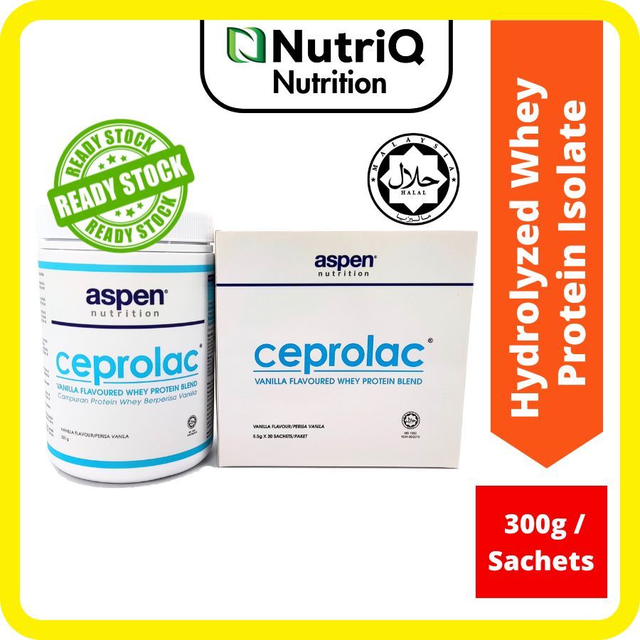 Aspen Nutrition Ceprolac Whey Protein Isolated Blend Powder Vanilla ...