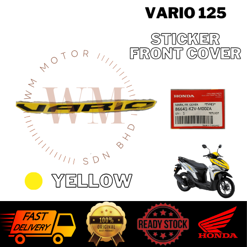 Original Honda Vario 125 - Sticker Front Cover | Shopee Malaysia