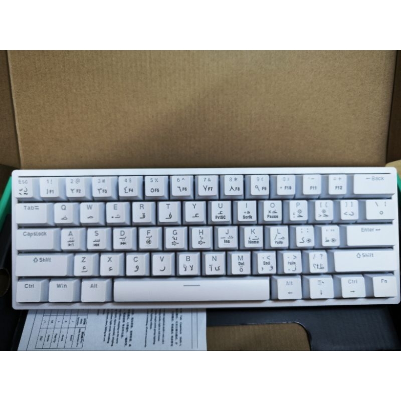 【Malaysia Stock】Leaven K620 Wired 61 key Mechanical Keyboard ...