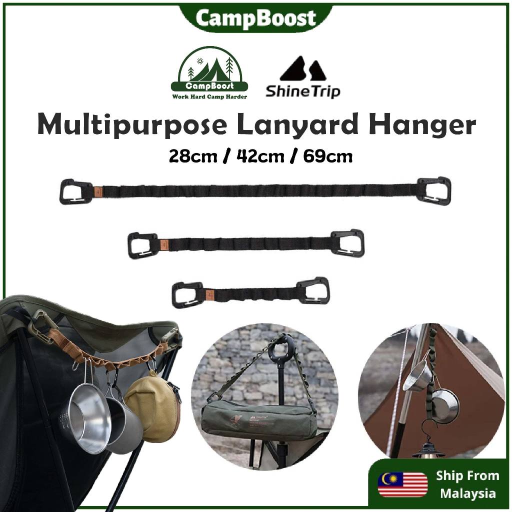 CampBoost SHINETRIP Multipurpose Lanyard Strap Hanger Belt Buckle ...