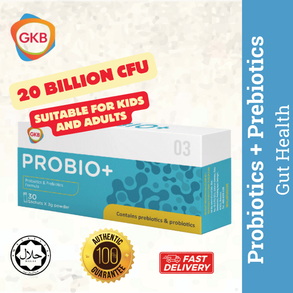 GKB Probio+ (Probiotics & Prebiotics Formula) 30'S | Shopee Malaysia