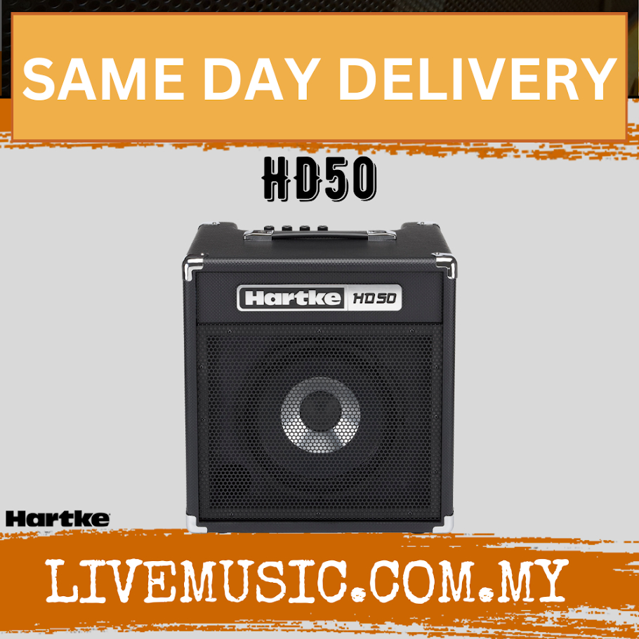 Hartke HD50 - 50 Watt Bass Combo Amplifier (HD-50) | Shopee Malaysia
