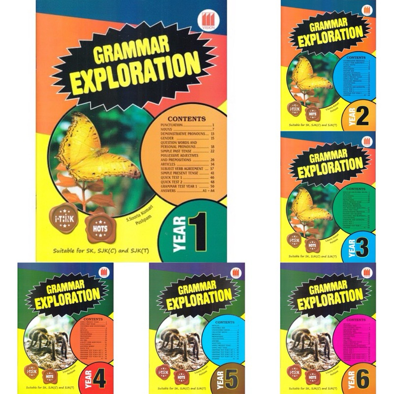 Grammar Exploration Tahun 1,2,3,4,5,6 (Vision) | Shopee Malaysia