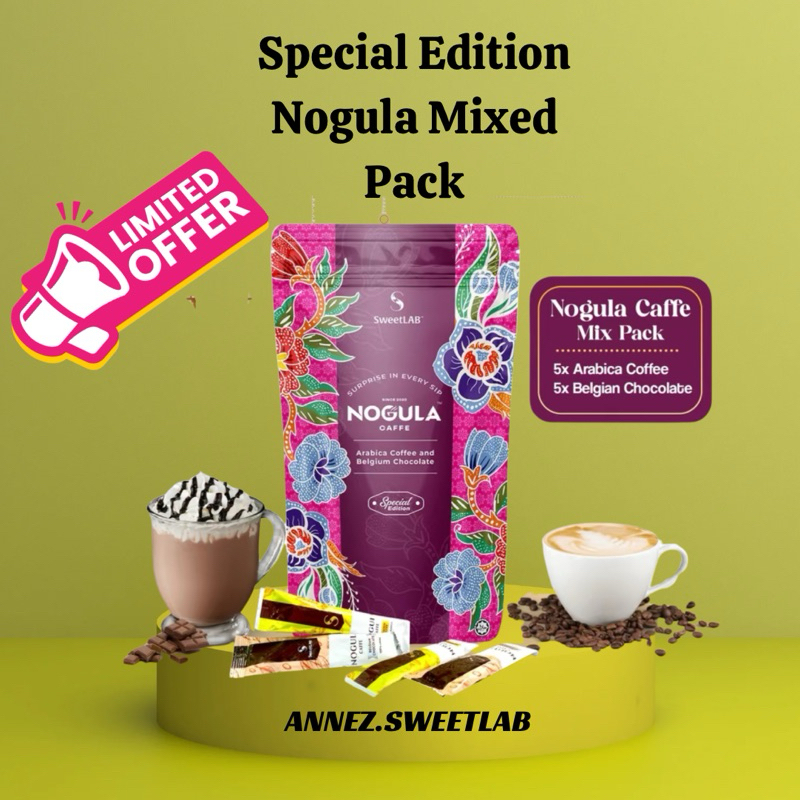 Special Edition Nogula Caffe Mixed Pack ( Arabica coffee and Belgian ...