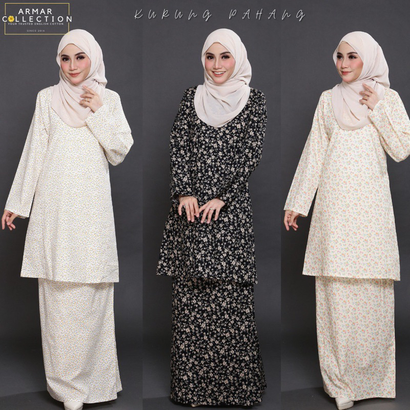 KURUNG PAHANG ENGLISH COTTON (BERPESAK DAN BERPOKET) | Shopee Malaysia