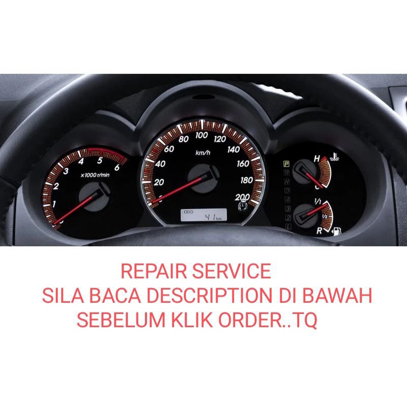 Meter Toyota Innova/hilux/Fortuner(masalah meter blackout/kelip-kelip ...