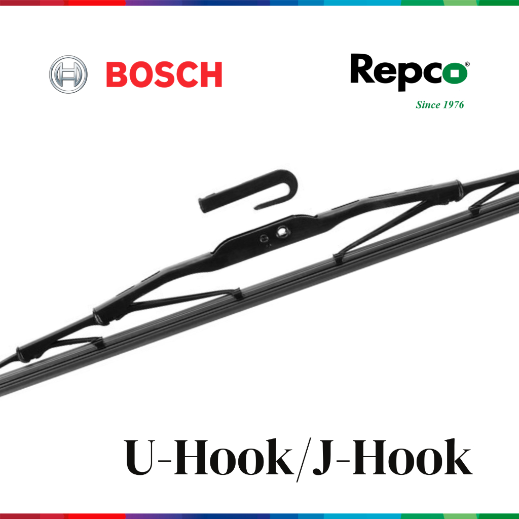 Repco Bosch Advantage Car Windshield Wiper U-Hook For Proton/Perodua ...