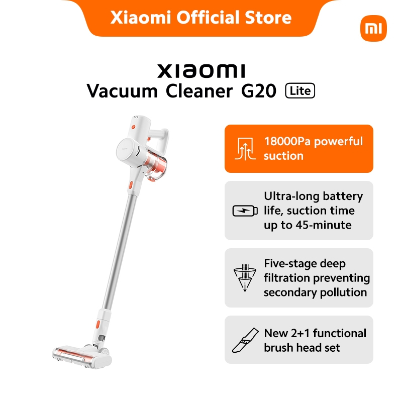Xiaomi Vacuum Cleaner G20 Lite 18000Pa* Max power/One-touch dust ...