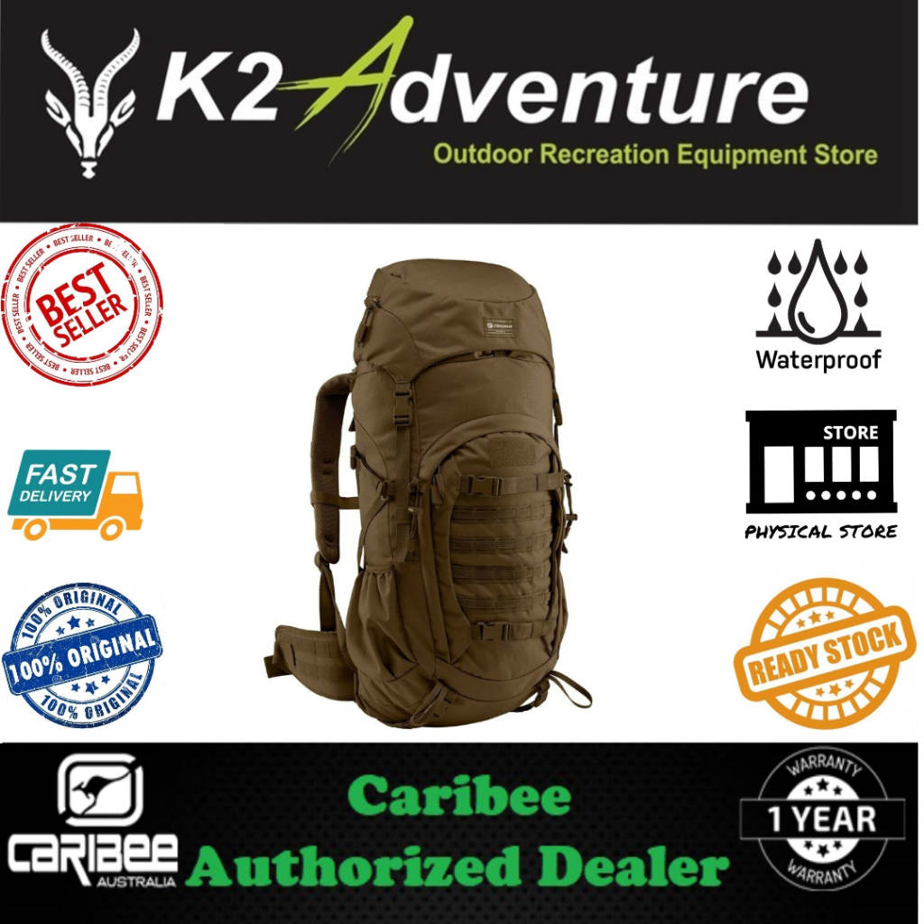 Caribee M60 Phantom Rucksack 60L (100% Authentic) | Shopee Malaysia