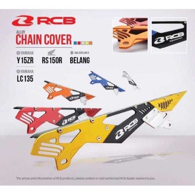 RCB ALLOY CHAIN COVER (NEW) HALF YAMAHA Y15 V1 V2 Y15ZR YSUKU MXKING ...
