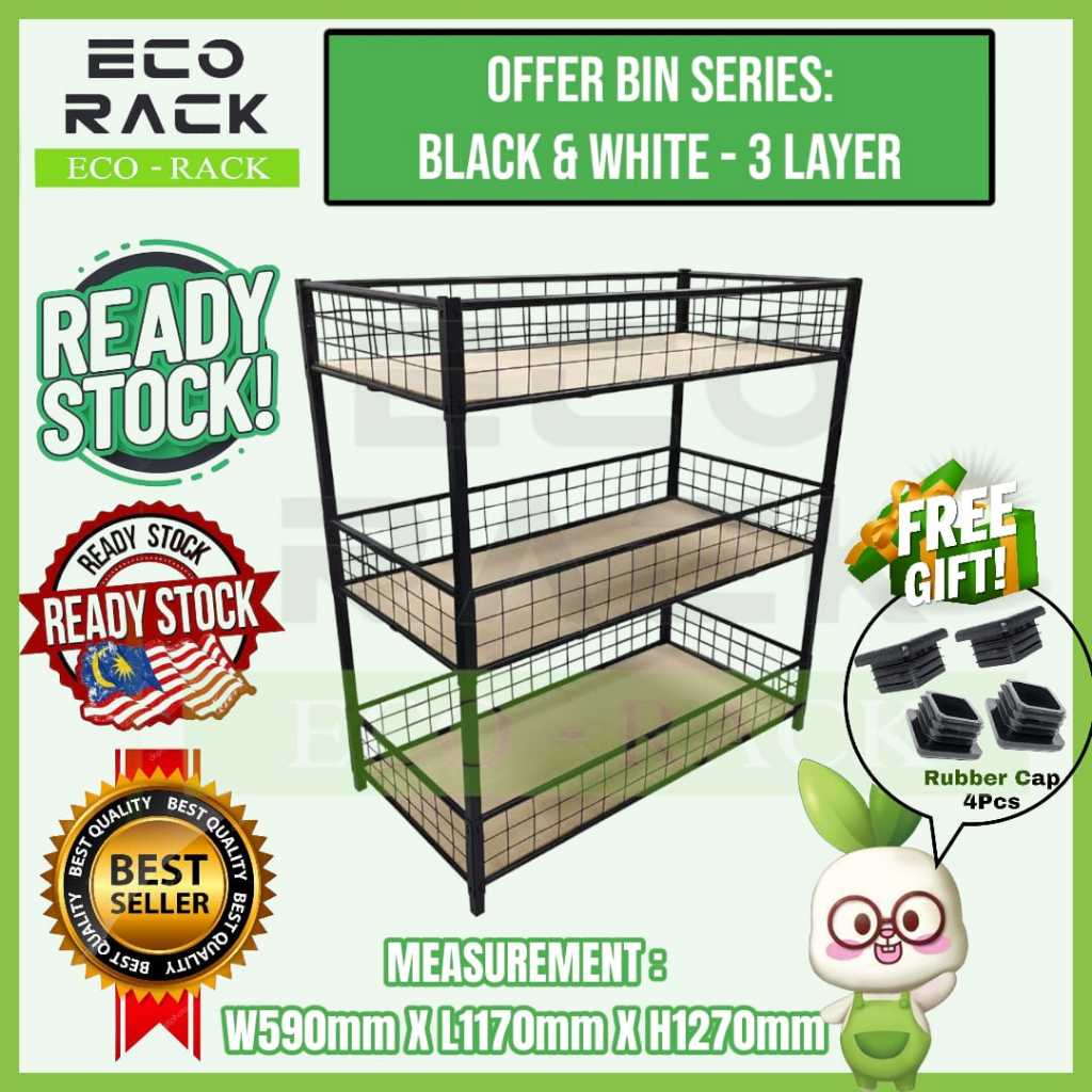 OFFERBIN 3 LAYER -FULL BLACK- FOR RETAIL & PROMO /SPECIAL PRICE ...