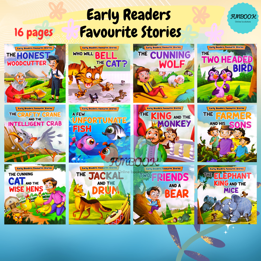 [FUNBOOK] Early Readers Favourite Stories (12 Titles) Children Kids ...