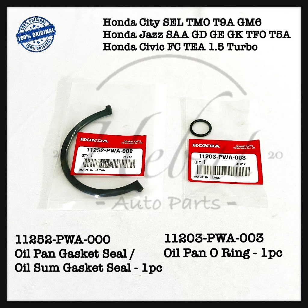 Honda City SEL TMO T9A Jazz SAA TFO T5A Civic Turbo FC TEA Oil Pan ...