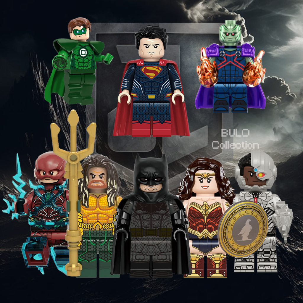 Justice League Custom Minifigures Building Blocks Superhero Batman ...