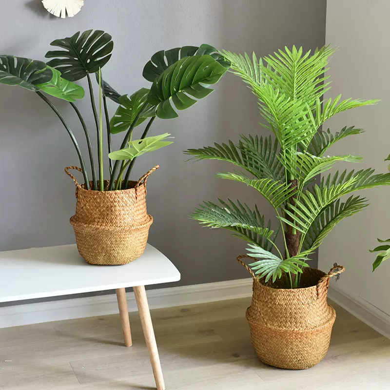 BASKET RATTAN / BAKUL POKOK / PASU BERKAKI / VASE / PASU / BASKET ...