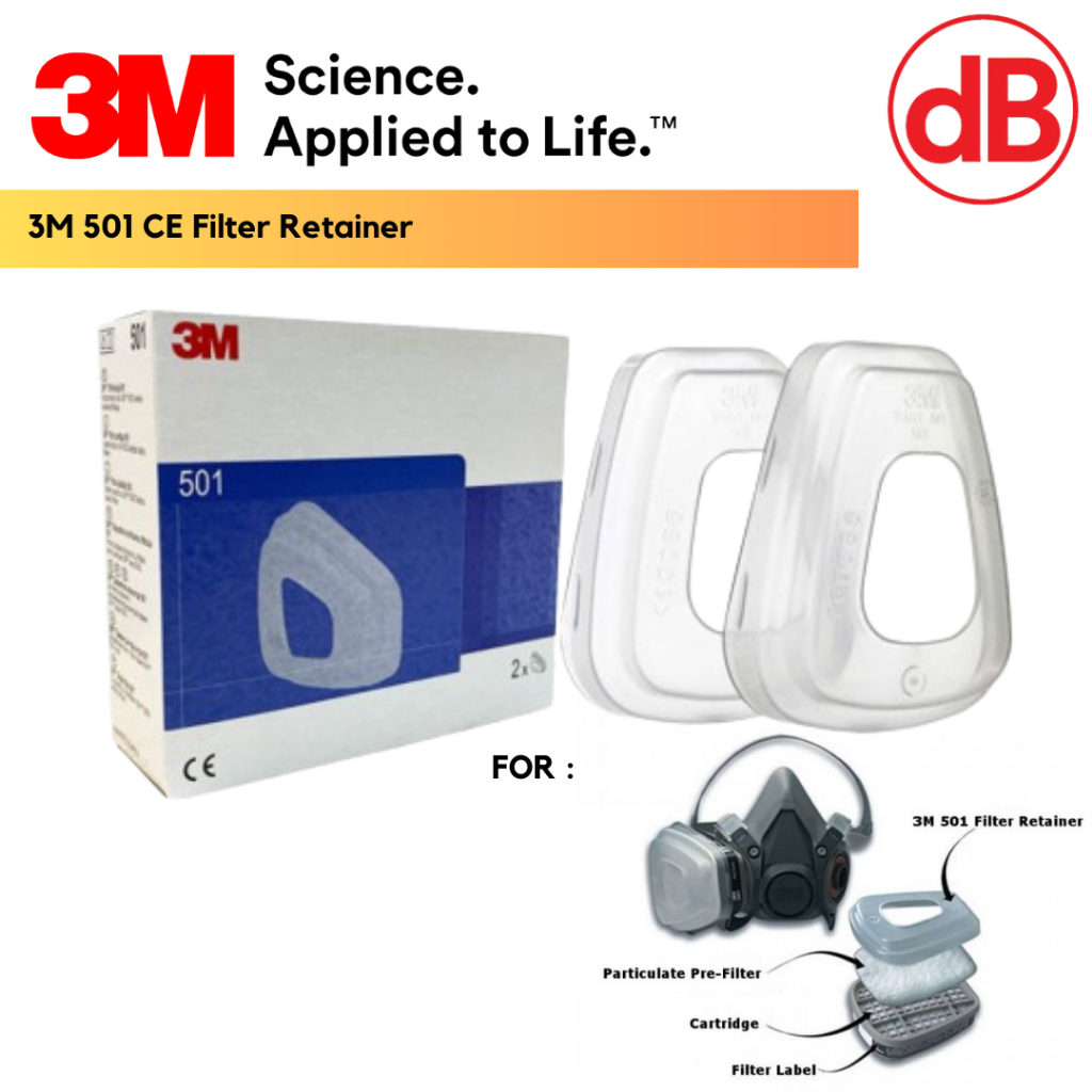 (READY STOCK) 3M Filter Retainer 501 (2 Pcs) | Shopee Malaysia