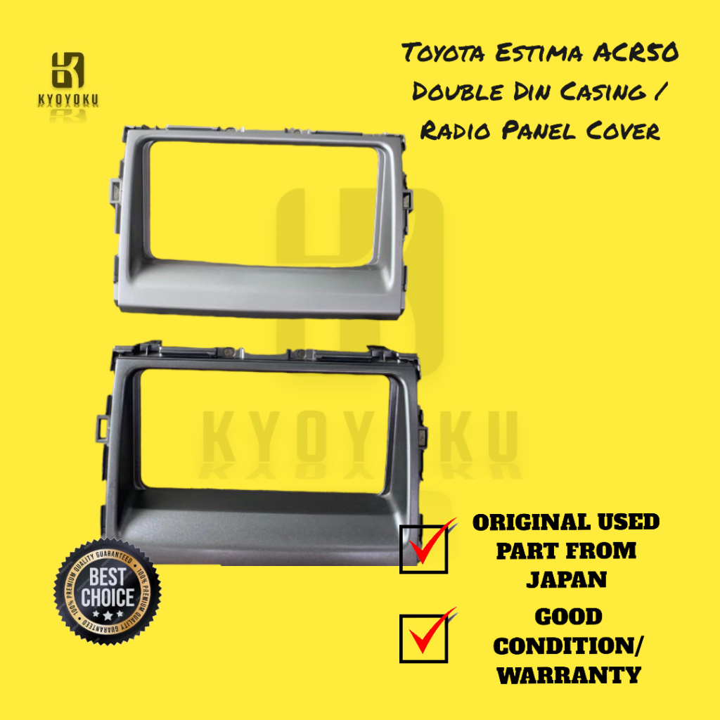 Toyota Estima ACR50 Double Din Casing / Radio Panel Cover | Shopee Malaysia