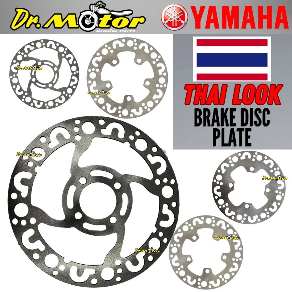 THAILAND SIAM ThaiLook Brake Disc Plate Piring Disc Brak Front Rear 245 ...