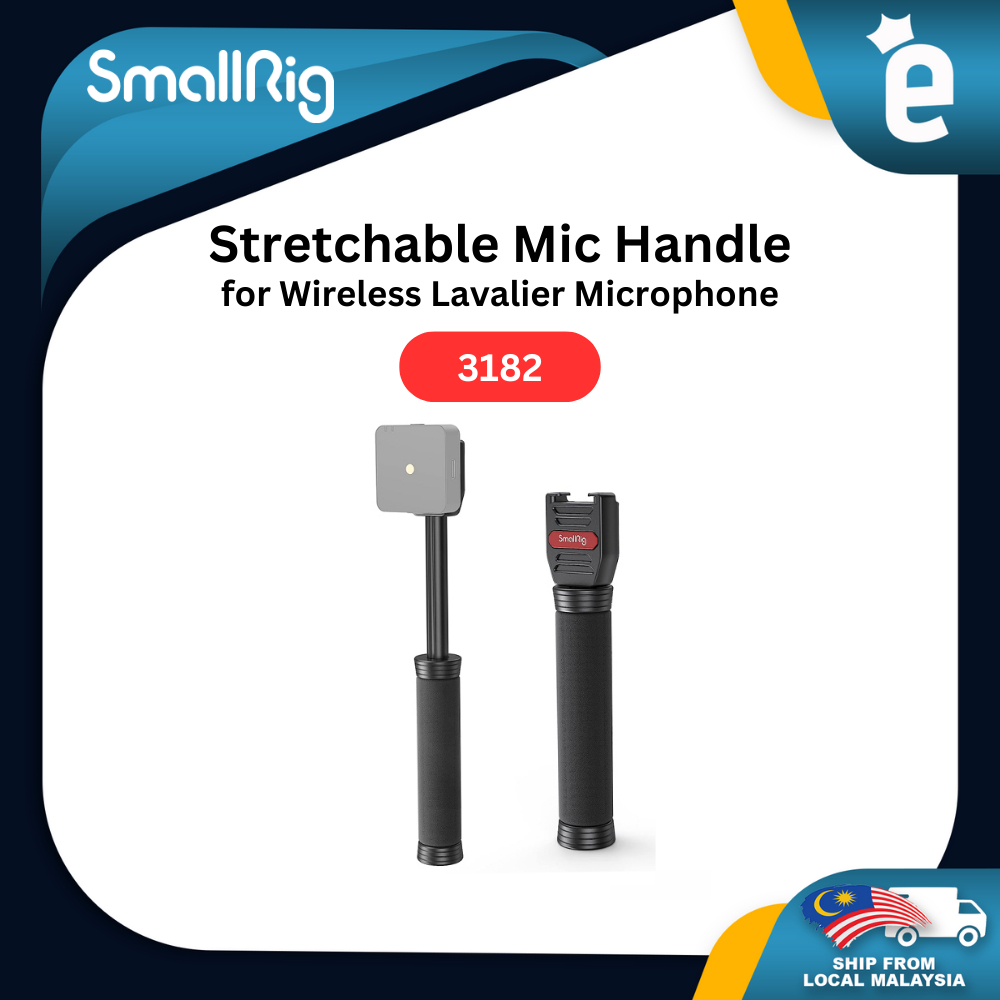 SmallRig Interview Microphone Handle , Stretchable Mic Handle for RODE ...