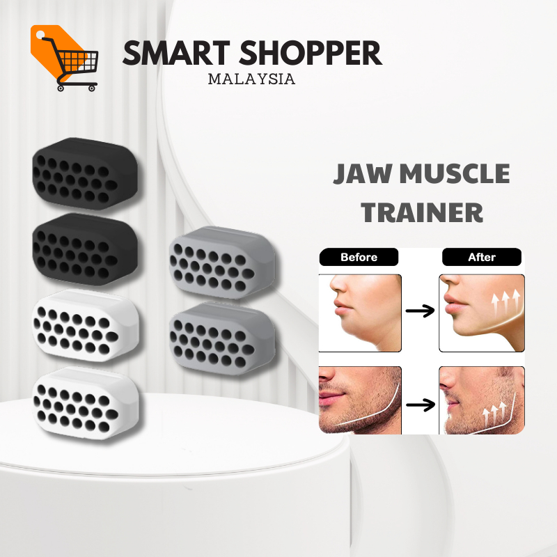 2pcs Silicone Jawline Exerciser Chew, Jaw Muscle Trainer Exerciser for ...