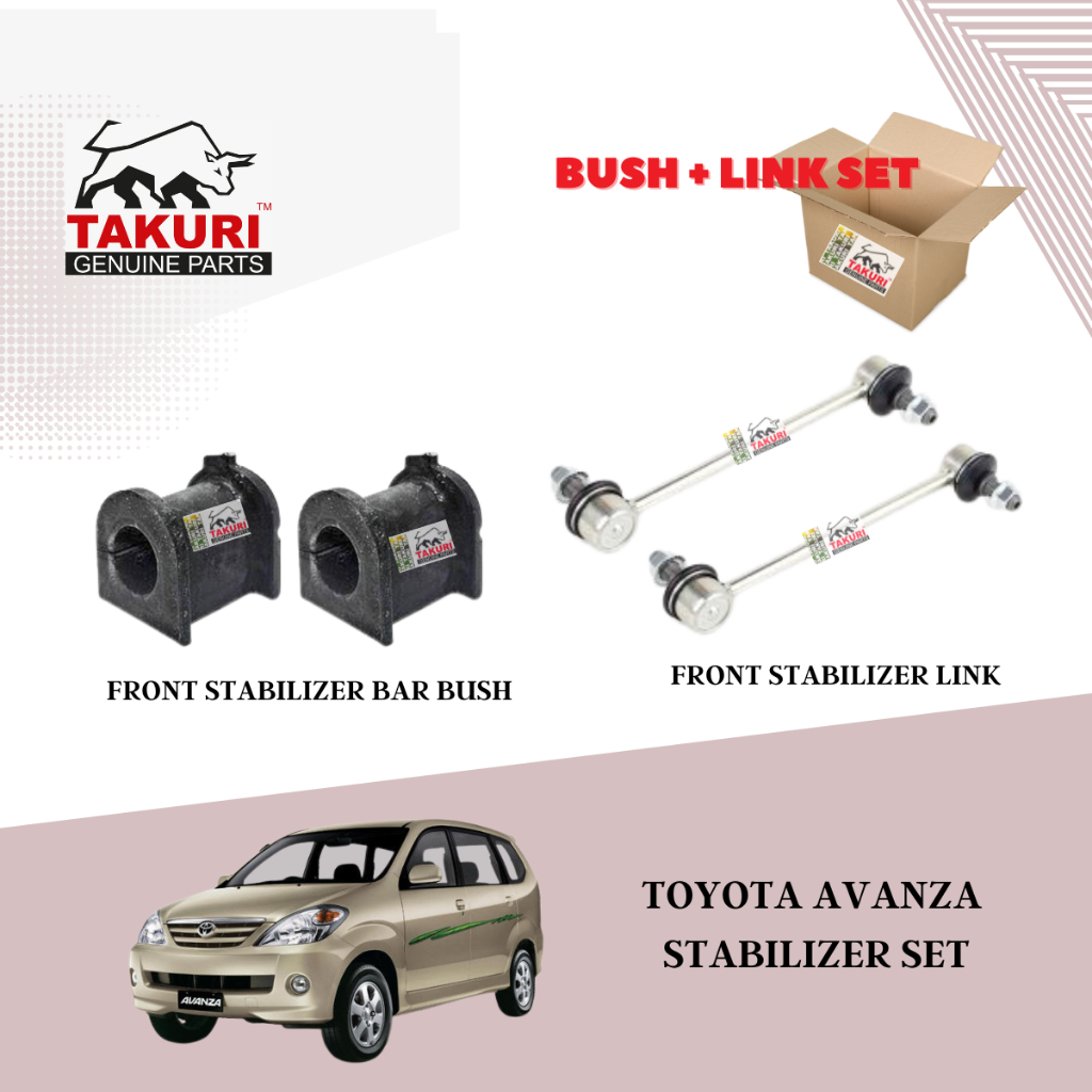 [DIRECT FACTORY] TOYOTA RUSH F700 AVANZA FRONT STABILIZER BAR BUSH ...