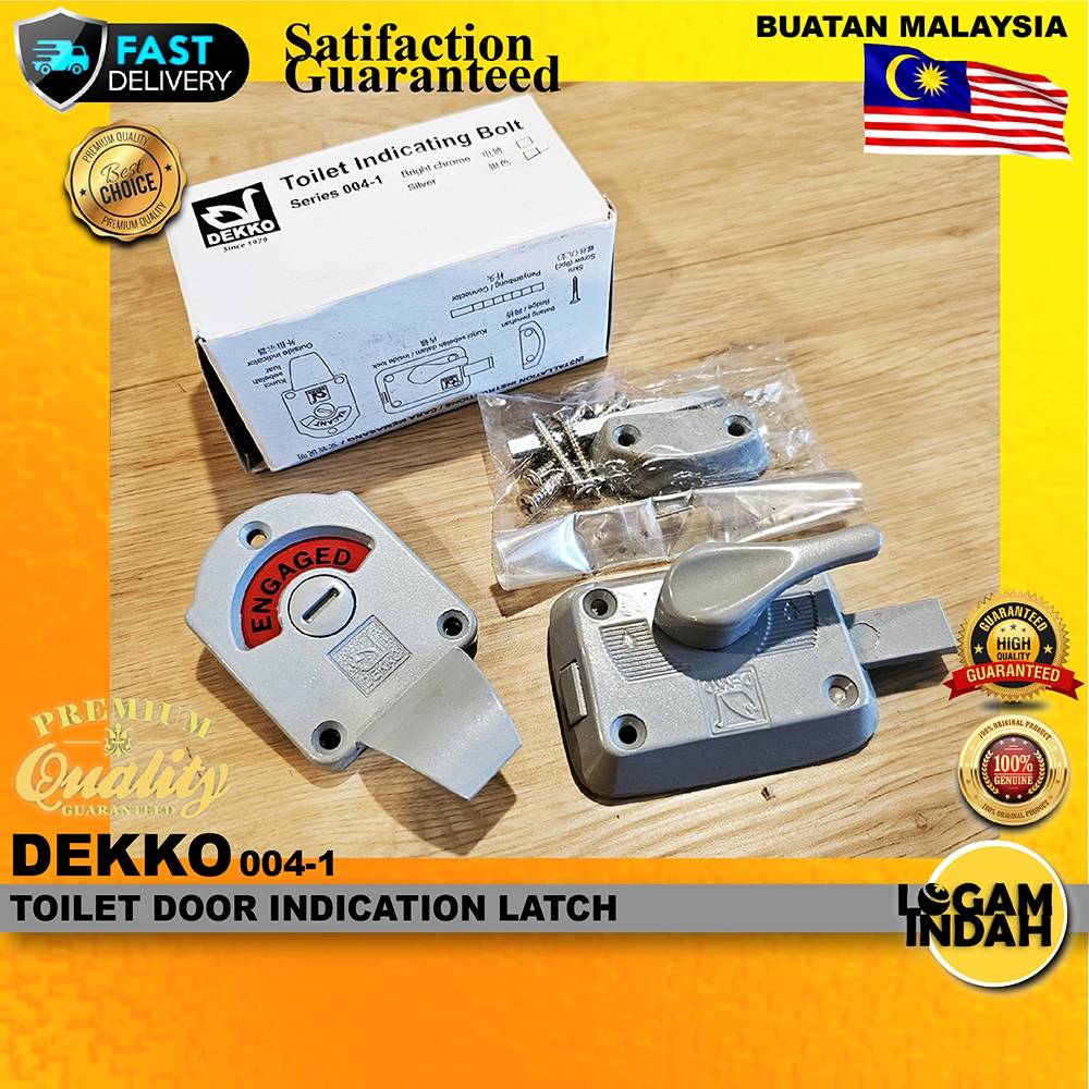 {100%ORIGINAL} DEKKO TOILET DOOR INDICATION LATCH / TOILET DOOR LOCK ...