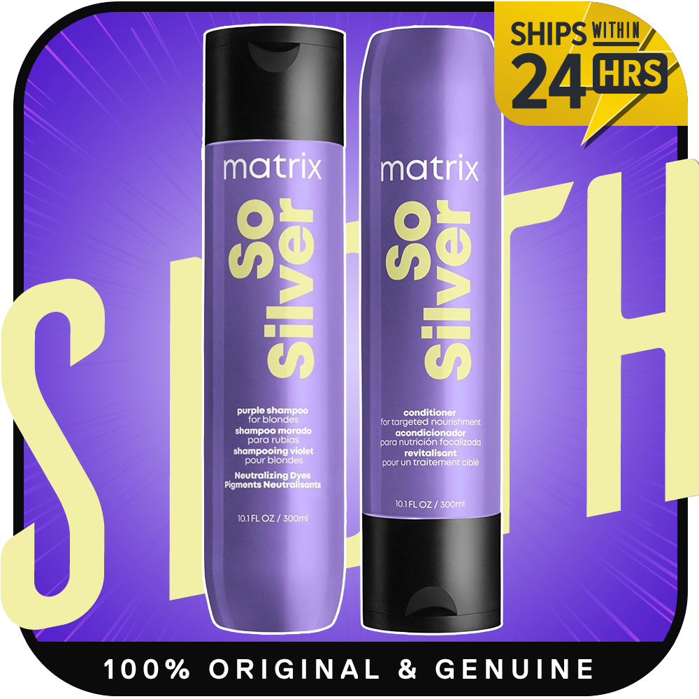 Matrix So Silver Hair Shampoo & Conditioner For Blondes, Greys and ...