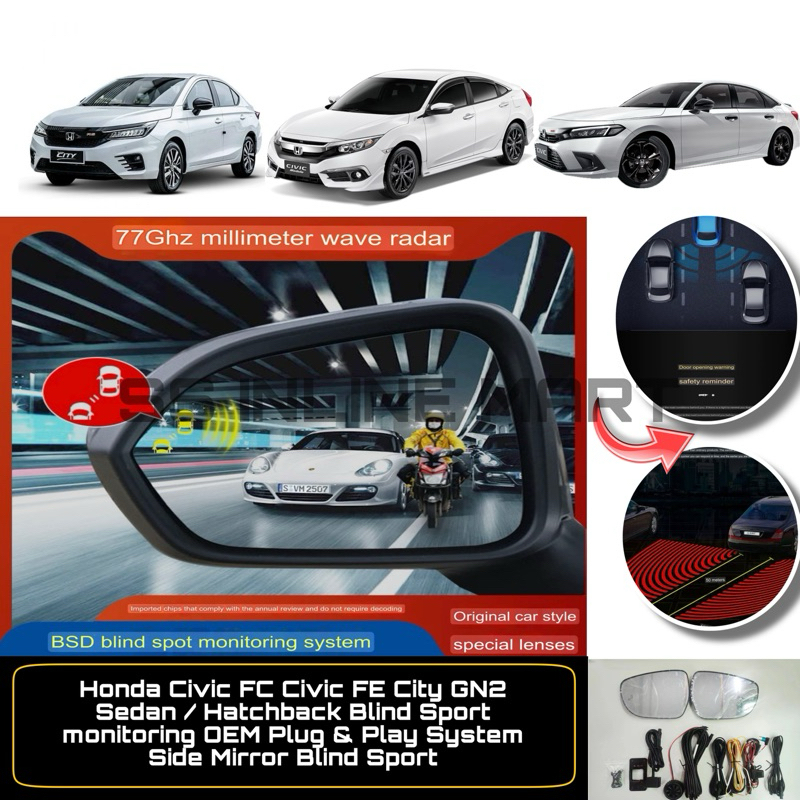 Honda Civic Blind Spot Monitoring