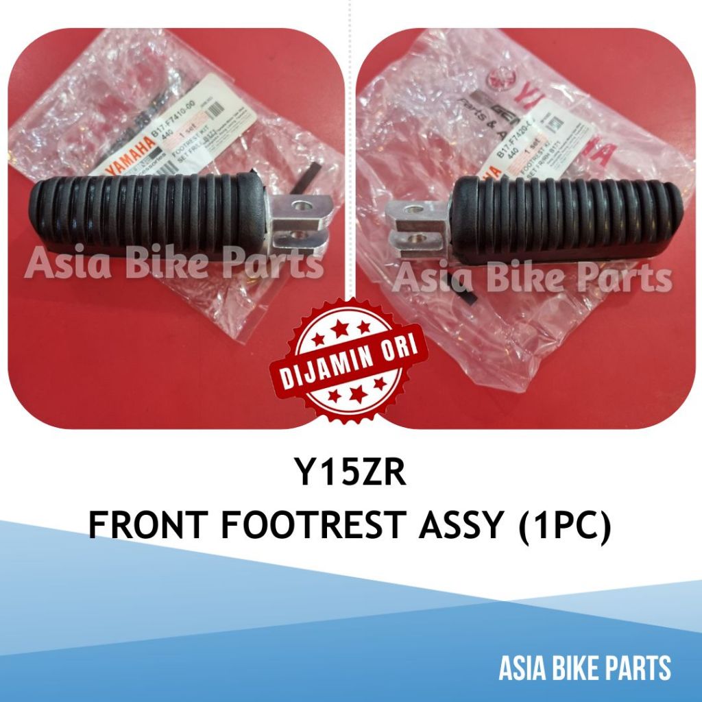 Yamaha Original Y15ZR Front Footrest Assy / Pedal Pemijak Depan - B17-F7410-00 / B17-F7420-00 ...
