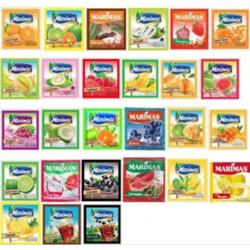 MARIMAS MINUMAN SERBUK RASA BUAH2 AN ISI 10 SACHETS | Shopee Malaysia
