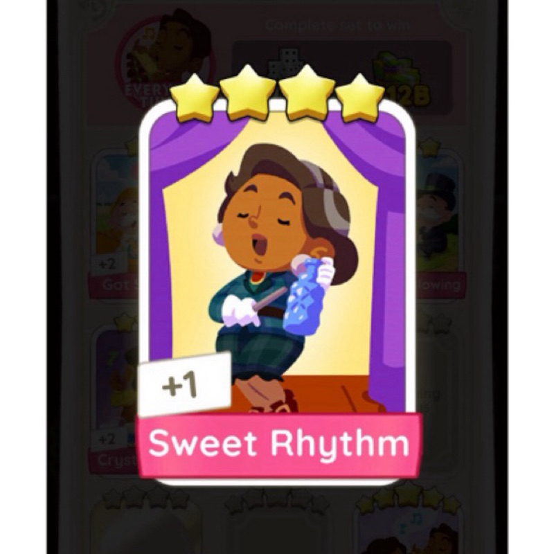 Sweet Rhythm Monopoly 4⭐sticker | Shopee Malaysia