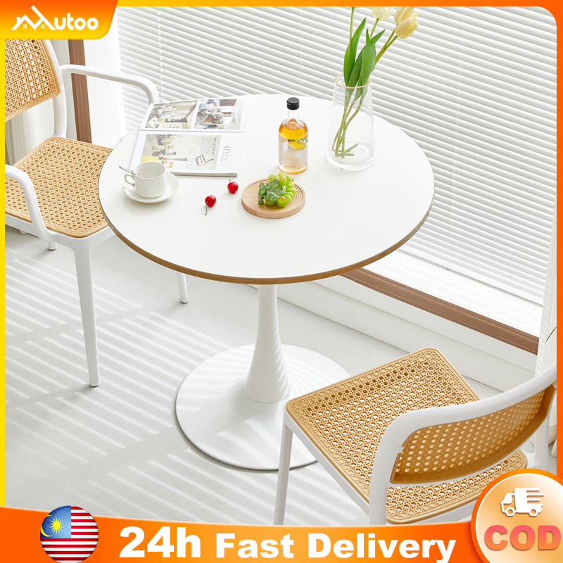 Mutoo Round Table Simple Small Coffee Table Sofa Side Table Nordic ...